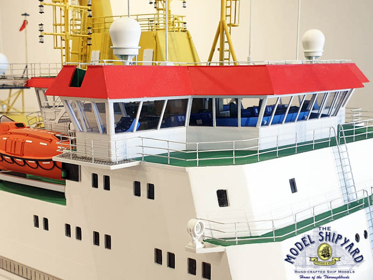 HMS Protector (A173) Wooden Scale Model Ship Superstructure | The Model ...